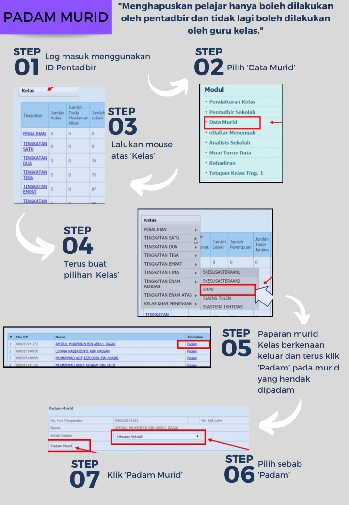 APDM 2024: Aplikasi Pangkalan Data Pelajar, KPM, MOE, Log Masuk Ibu Bapa, semak kehadiran ...